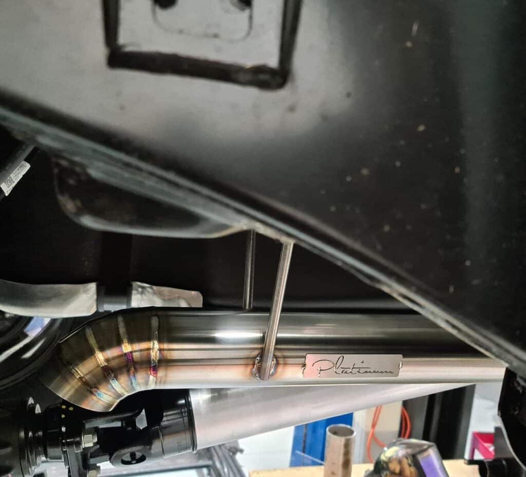 DMAX (DPF Model) Stainless Exhaust with Lobster welded tip